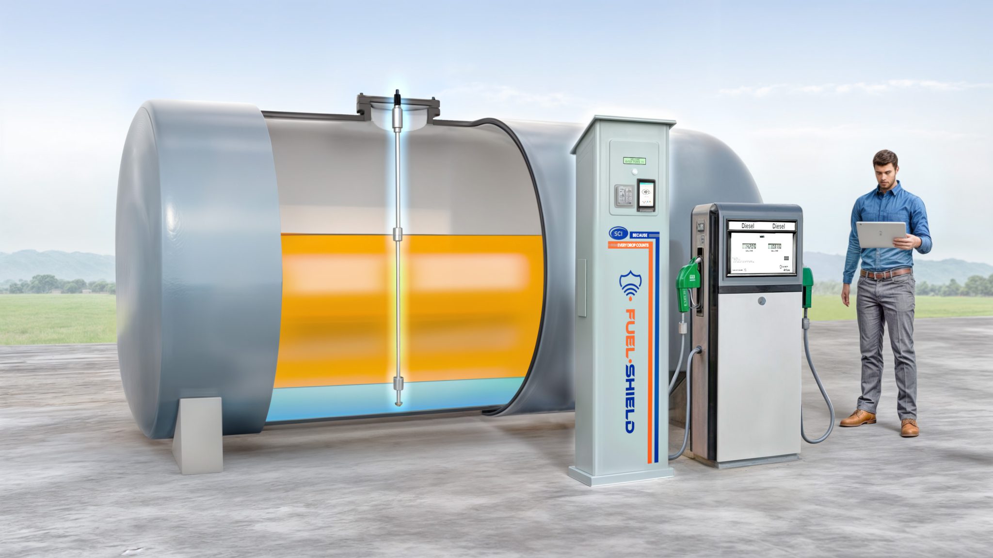 Fuel level monitoring Level Shield - SCI Global LLC